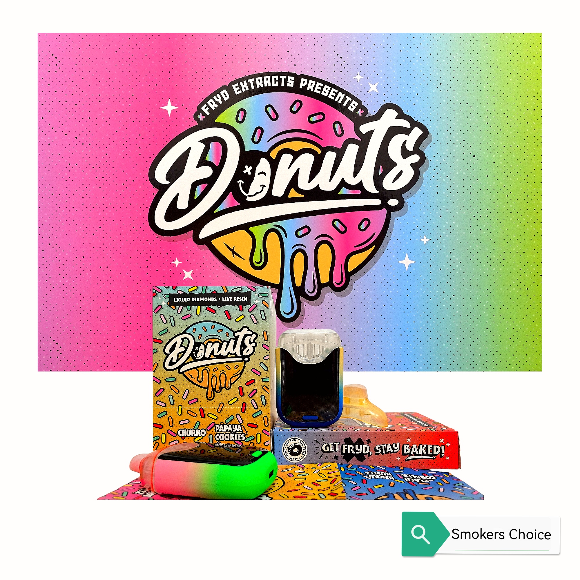 FRYD EXTRACTS – DONUTS 1ML (EMPTY) - Wax Jars Limited - UK wholesalers